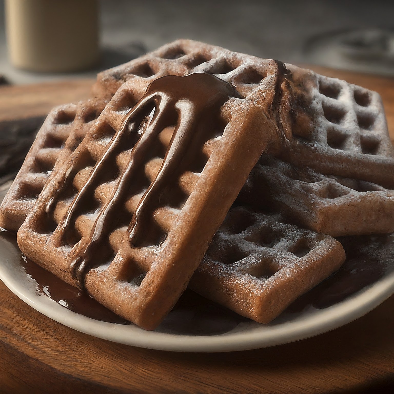 CHOCOLATE MINI WAFFLES RECIPE: DECADENT DELIGHTS! - The Fresh Man cook