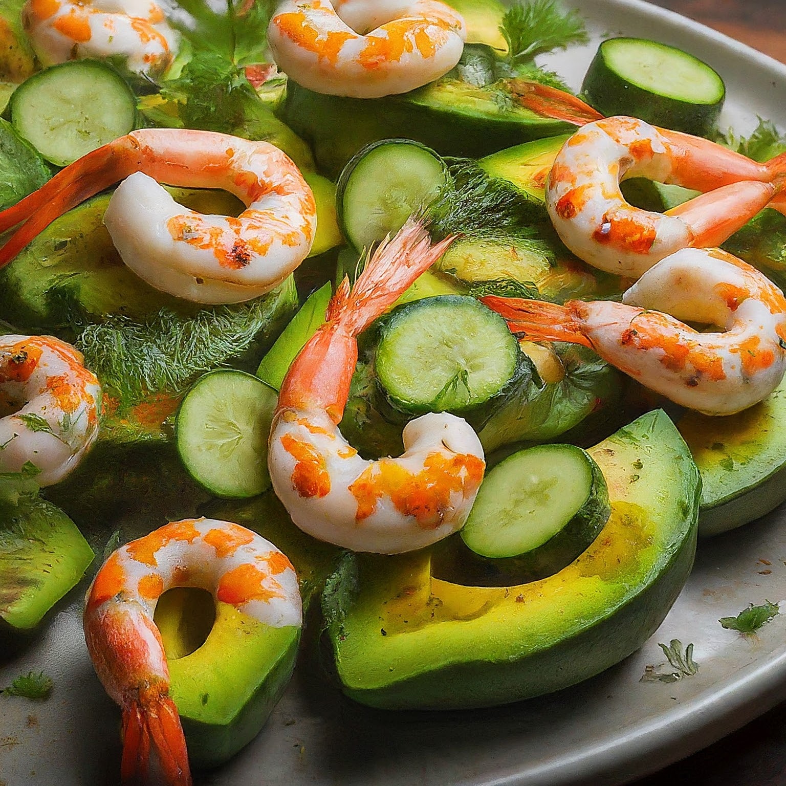 Avocado Cucumber Shrimp Appetizers Recipe: Exquisite Taste! - The Fresh ...