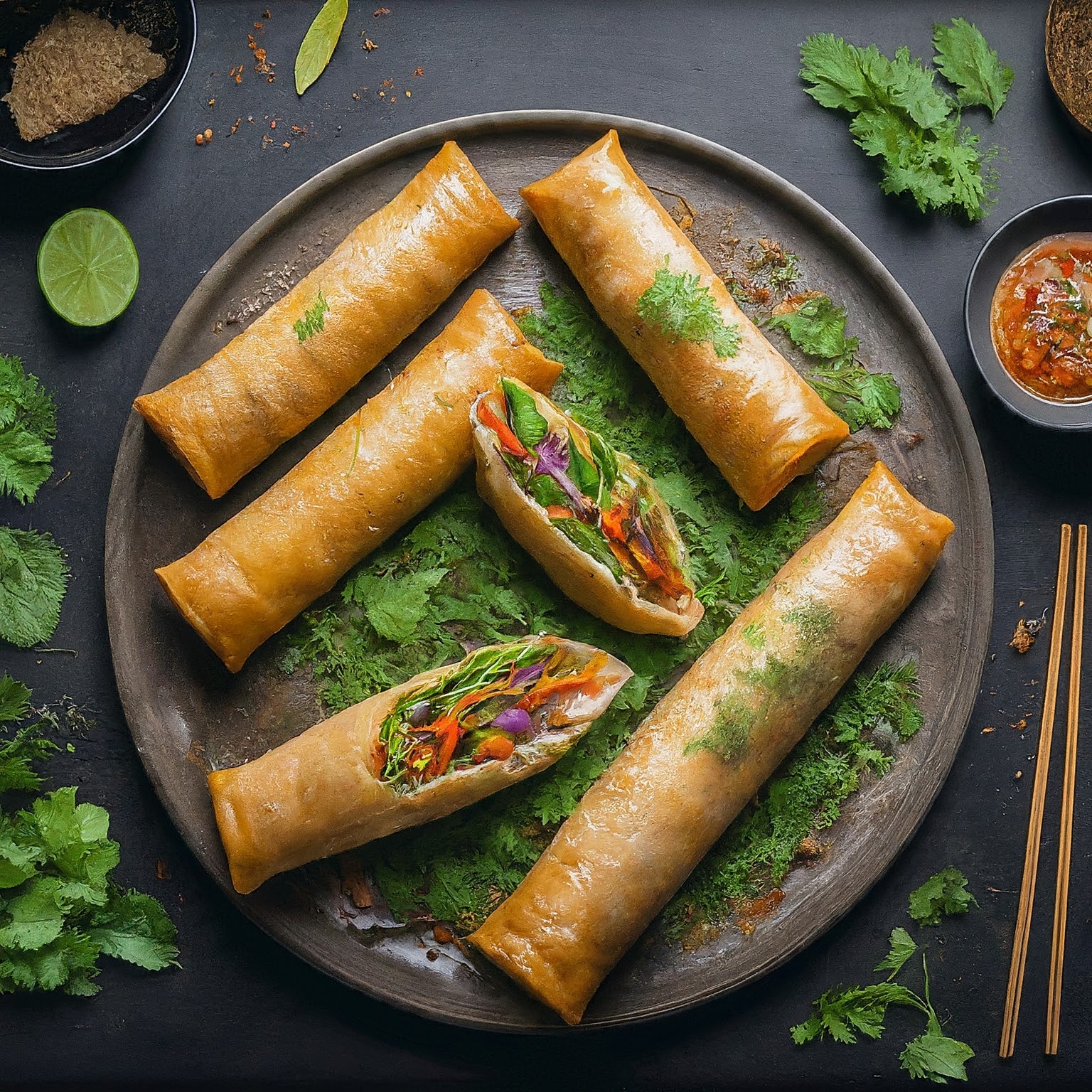 Spring Rolls Recipe: Dynamic Taste! - The Fresh Man cook