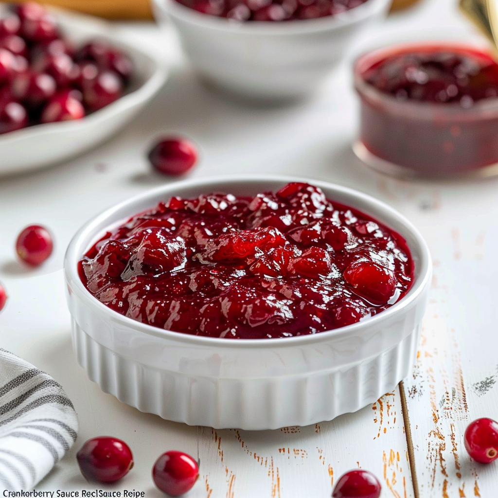 Cranberry Sauce Recipe: Ignite Your Taste Buds! - The Fresh Man cook