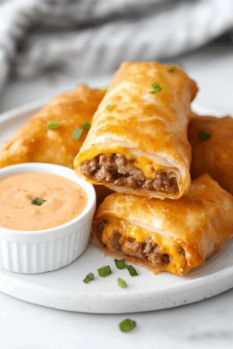 Cheeseburger Spring Rolls Disney: Theme Park Treats! - The Fresh Man cook