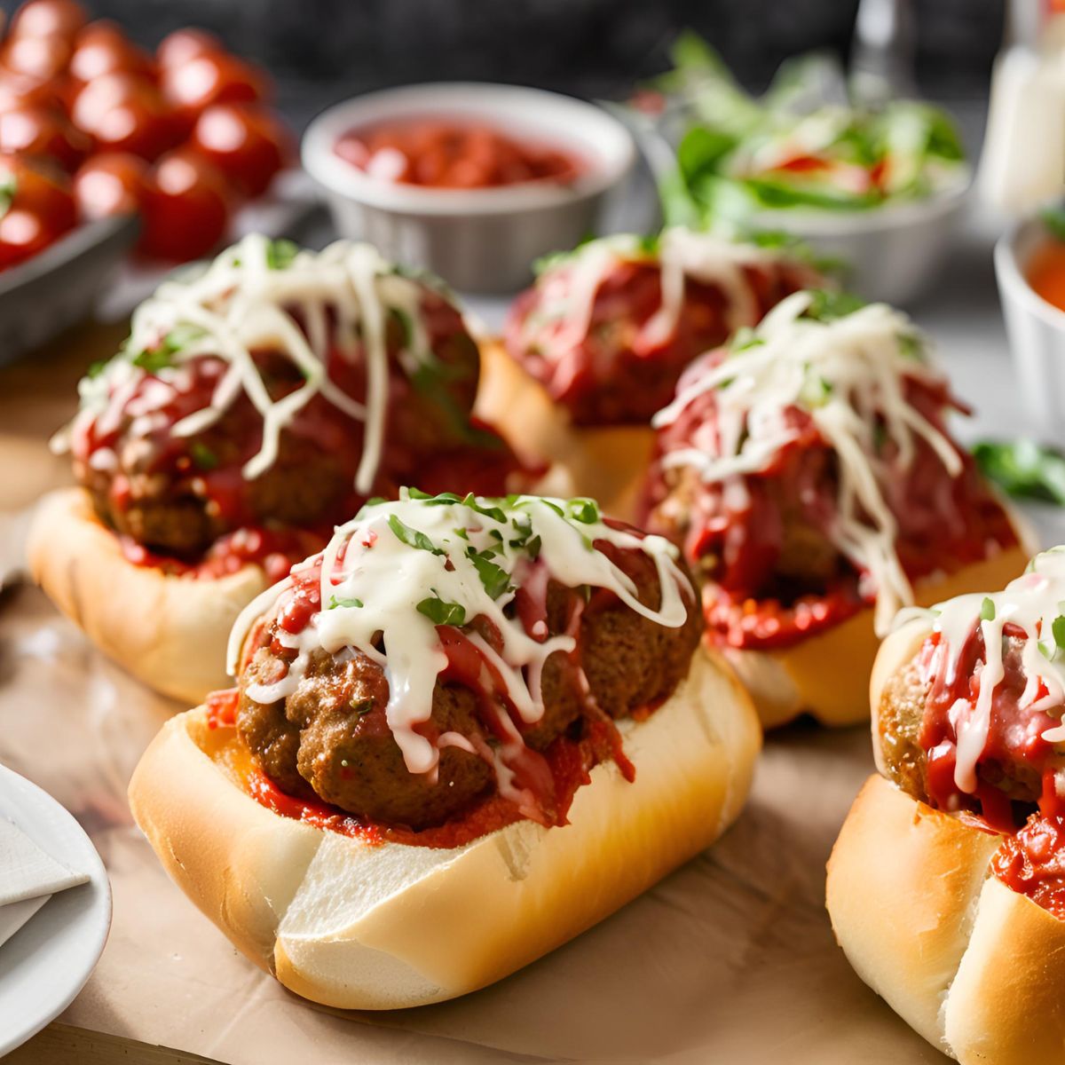 Meatball Sub Recipe: Delicious Homemade Meatball Subs! - The Fresh Man cook