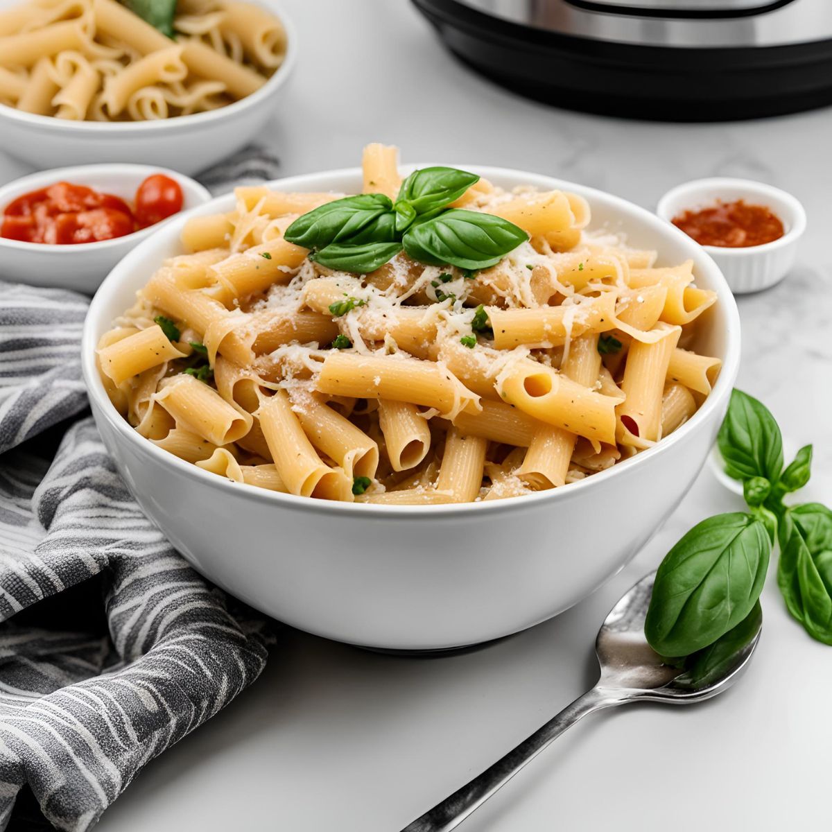 Instant Pot Pasta Recipe: Yummy Veggie Pasta! - The Fresh Man cook