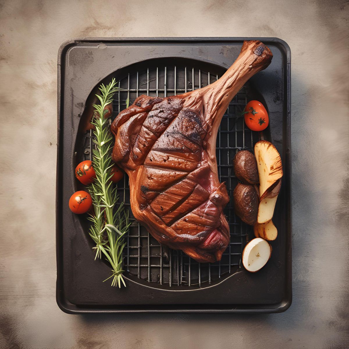 Tomahawk Steak on the Grill Recipe: Grilled Perfection! - The Fresh Man ...