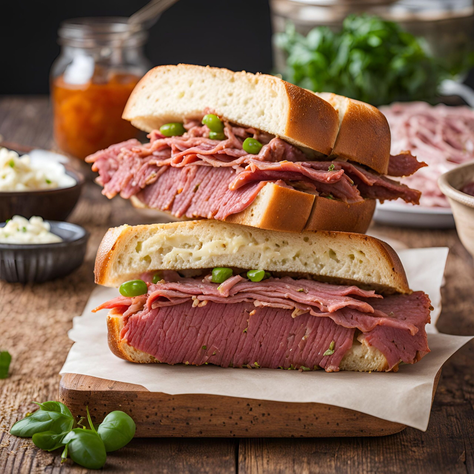 Corned Beef Sandwich Recipe: Easy and Delicious! - The Fresh Man cook