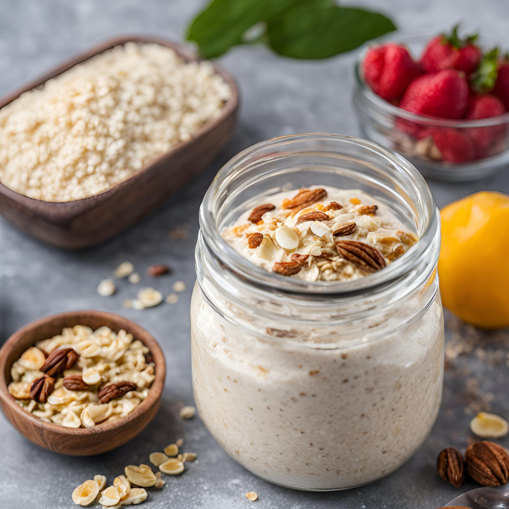 Kefir Overnight Oats: Nutrition Filled Breakfast! - The Fresh Man cook