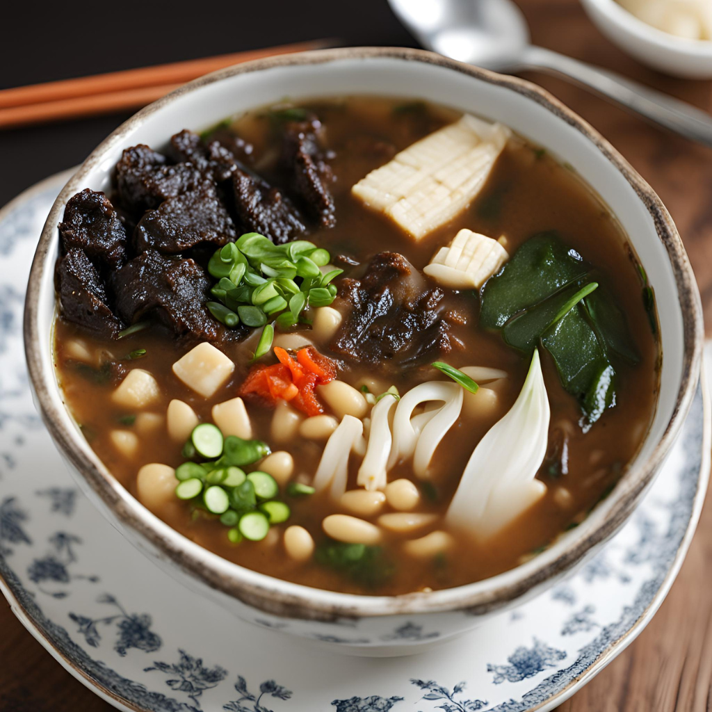 Korean Soybean Paste Soup Vegetarian: Healthy Goodness! - The Fresh Man ...
