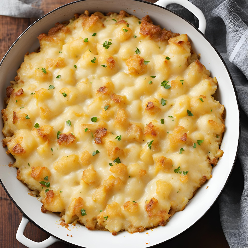 Cheesy Potato Casserole With Real Potatoes: Classic Cheesy Comfort ...