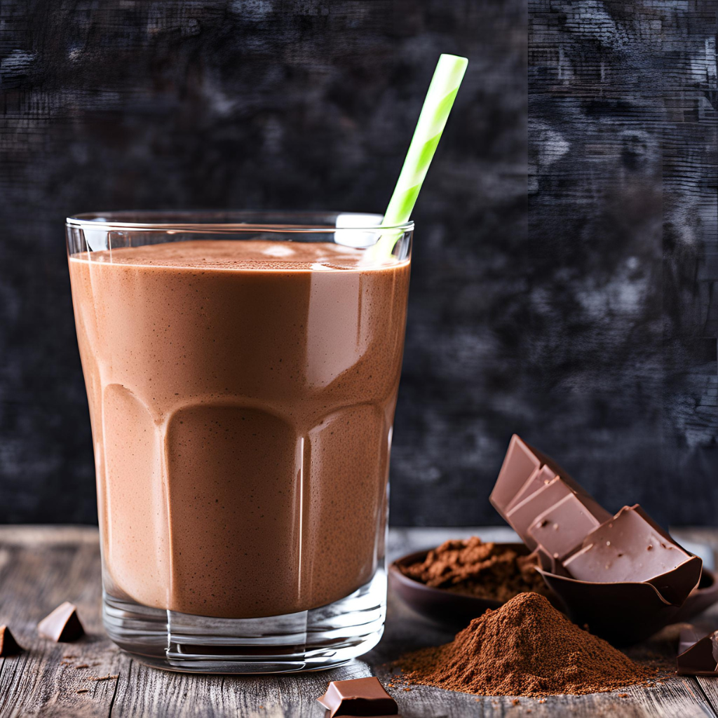 Chocolate Protein Smoothie: Silky Chocolate Blend! - The Fresh Man cook