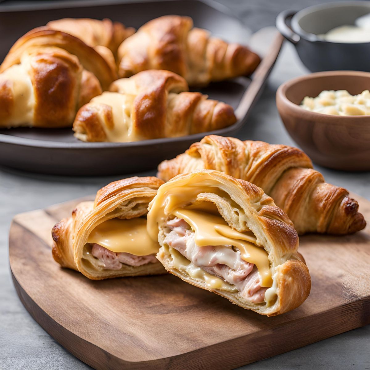 Turkey and Cheese Croissant Recipe: Perfect for Brunch! - The Fresh Man ...