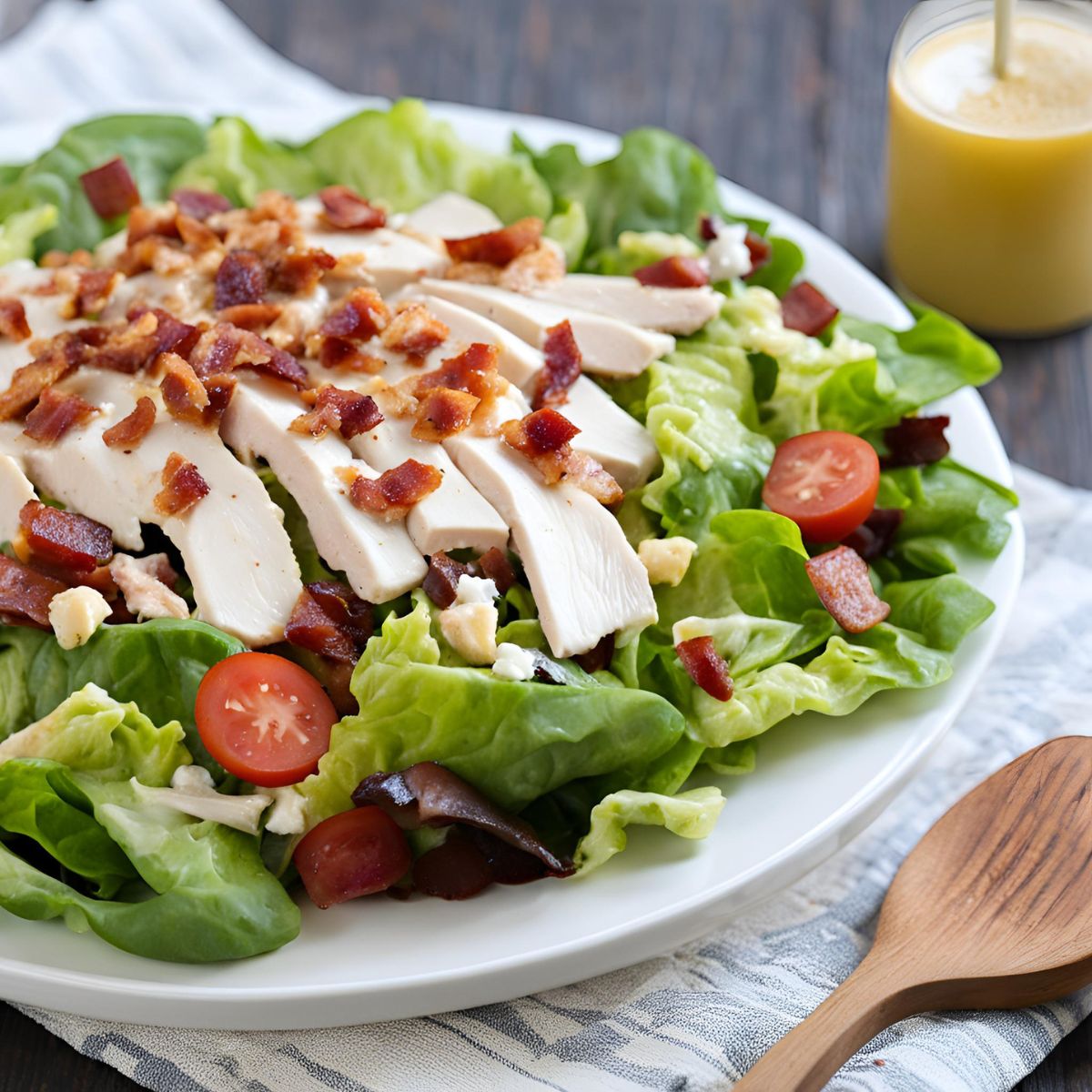 Chicken Bacon Ranch Salad Recipe: Fresh and Flavorful! - The Fresh Man cook