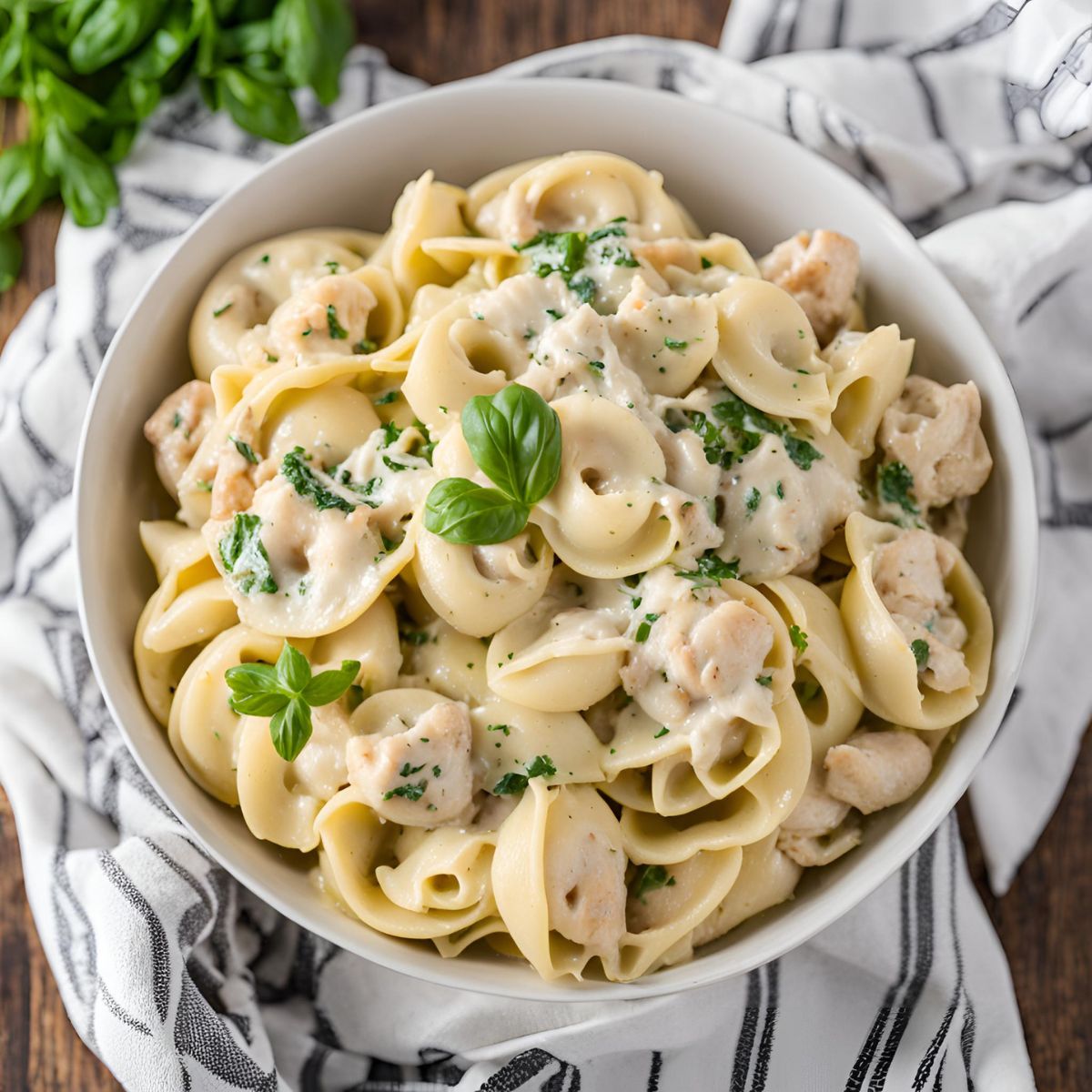 Chicken Tortellini Alfredo Recipe: Rich and Flavorful! - The Fresh Man cook
