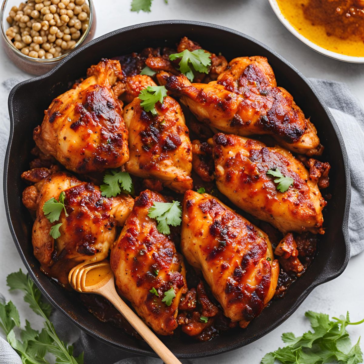 Harissa Honey Chicken Recipe: Sweet and Spicy Delight! - The Fresh Man cook