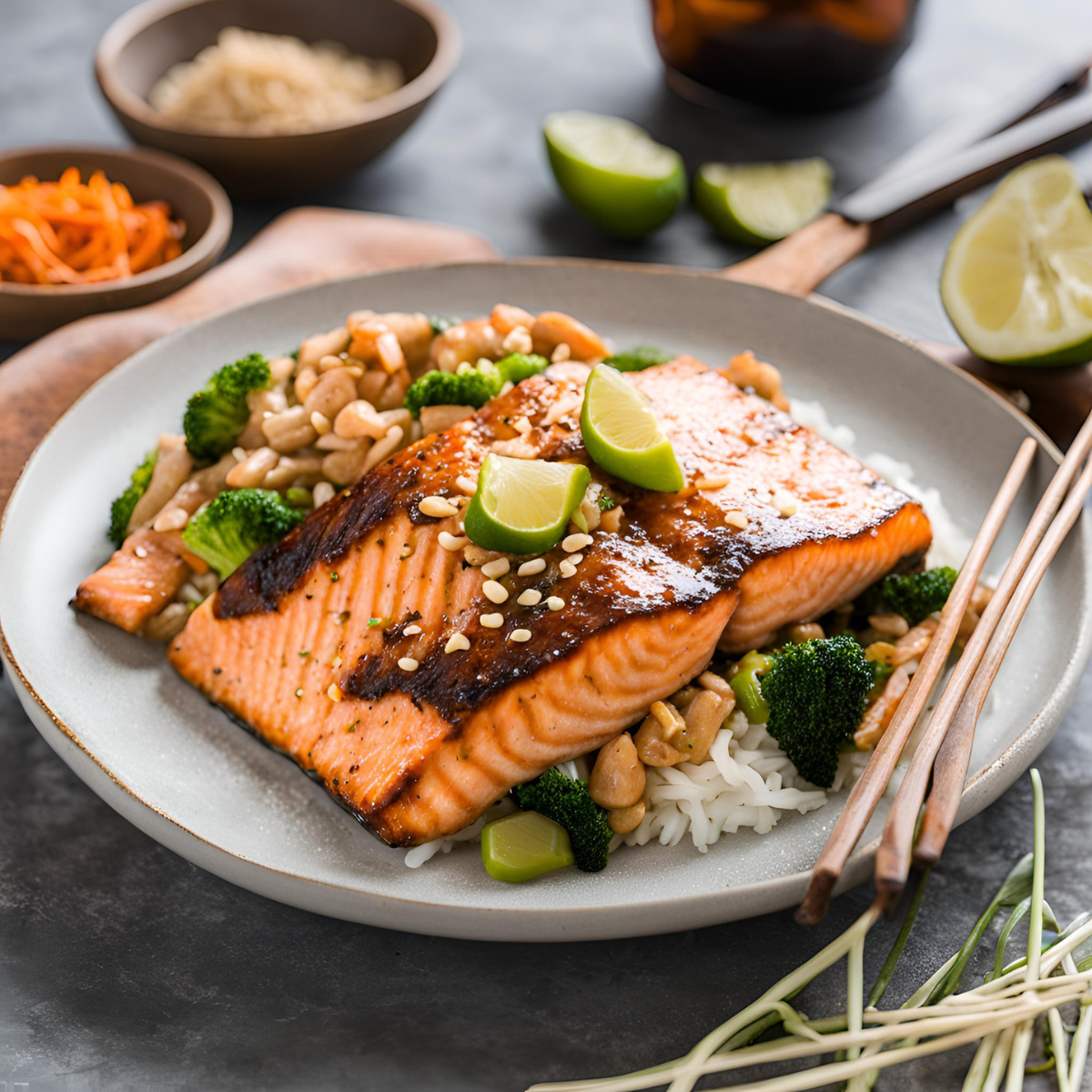 Hibachi Salmon Recipe: Perfectly Grilled Delight! - The Fresh Man cook