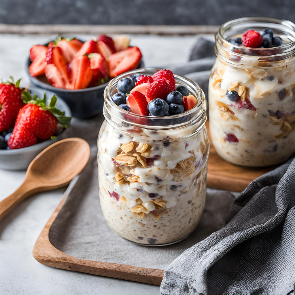 Easy Overnight Oats: Morning Breakfast Bliss! - The Fresh Man cook