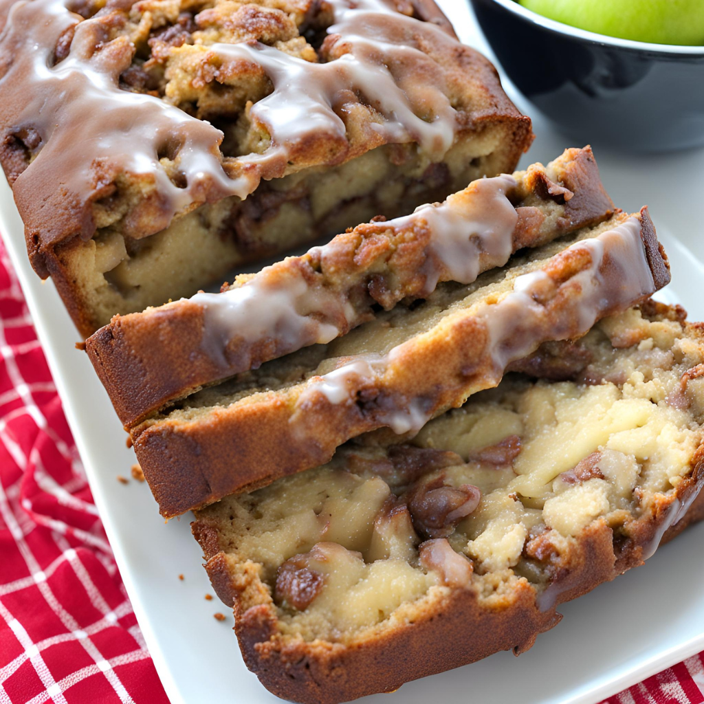 Cinnamon Swirl Apple Fritter Bread: Enjoy The Goodness Of Apple! - The Fresh Man cook