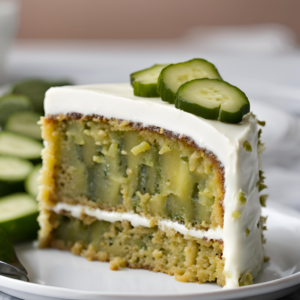 Pickle Cake: Tangy Pickle Delight! - The Fresh Man cook