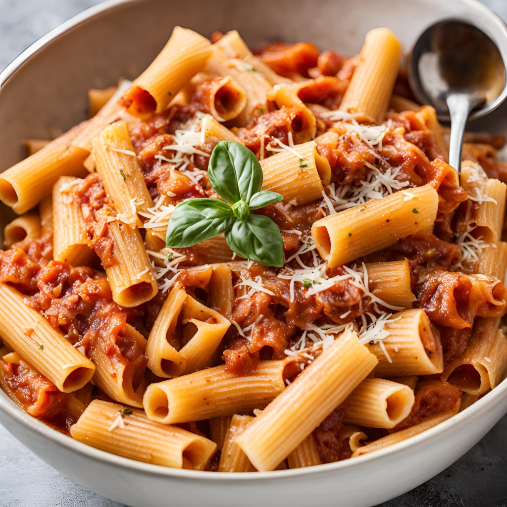 Rigatoni All'Amatriciana: Spicy And Authentic Rigatoni! - The Fresh Man ...