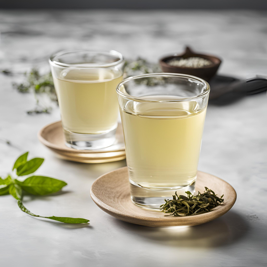 White Tea Shot: Peachy White Tea Shot! - The Fresh Man cook