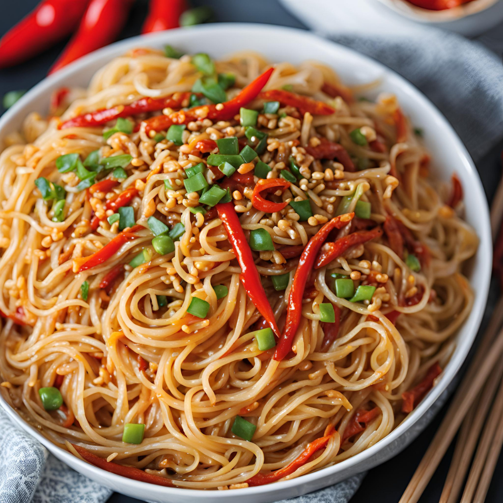 Sweet Chili Noodles: Sweet And Spicy Chili Noodle Bowl! - The Fresh Man ...